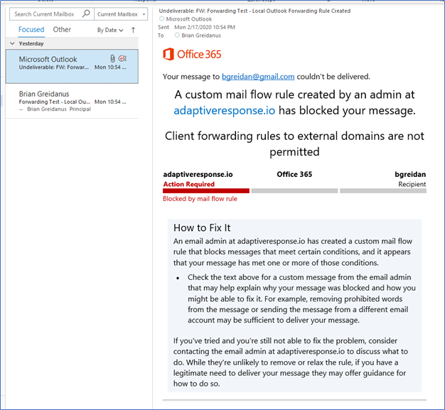 Improve Office 365 Security: Mitigating Email Forwarding Risks